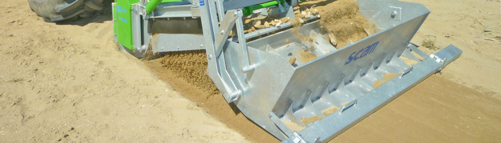 Beach cleaning machines